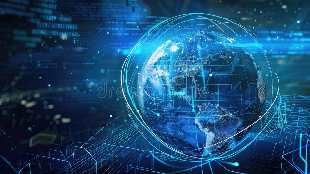 An Information Sphere with Data and Information Drawn As a Globe ...