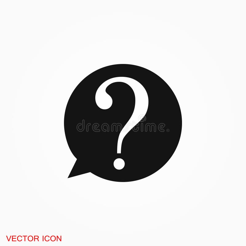 Information Support, Question Mark Icon Vector Sign Symbol for Design ...