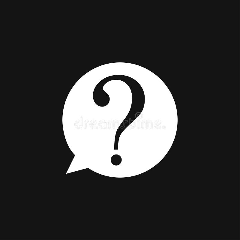 Information Support, Question Mark Icon Vector Sign Symbol for Design ...