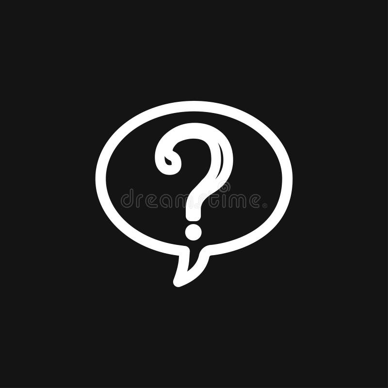 Information Support, Question Mark Icon Vector Sign Symbol for Design ...