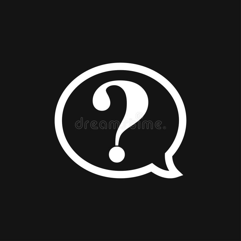 Information Support, Question Mark Icon Vector Sign Symbol for Design ...