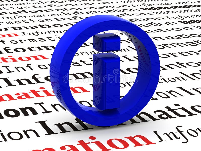 Information. Symbol stock illustration. Illustration of elements - 2765991