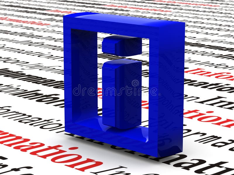 Information. Symbol stock illustration. Illustration of symbol - 2891871