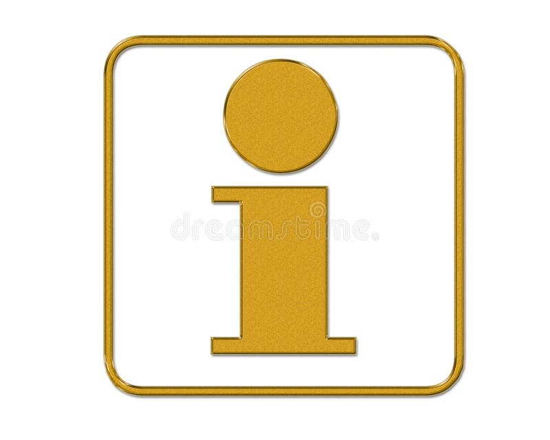 Information symbol stock illustration. Illustration of garbage - 7461900