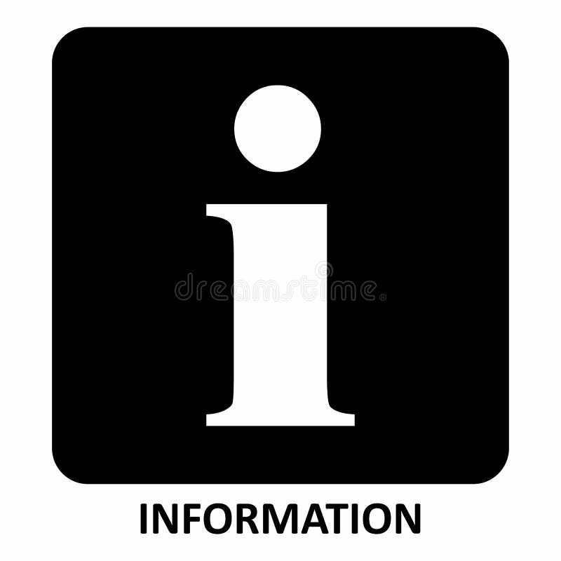 Information Symbol Illustration Stock Illustration - Illustration of ...