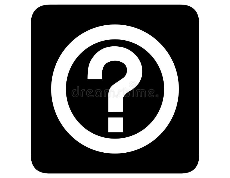 Information Symbol Inverted Version for Public Access System. Stock ...
