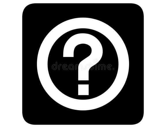 Information Symbol Inverted Version for Public Access System. Stock ...