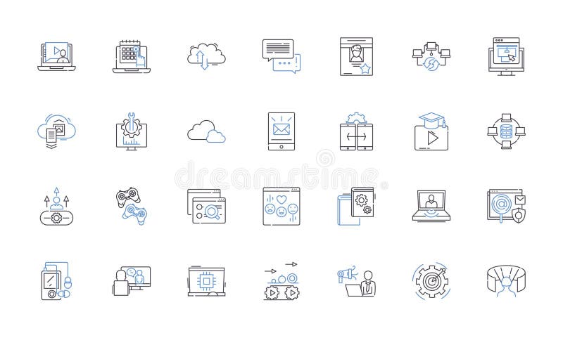 Information System Line Icons Collection. Database, Analytics, Nerk ... Information System Line Icons Collection. Database, Analytics, Nerk ...