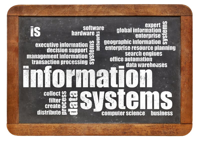 Information Systems Word Cloud Stock Photo - Image of infographics ...