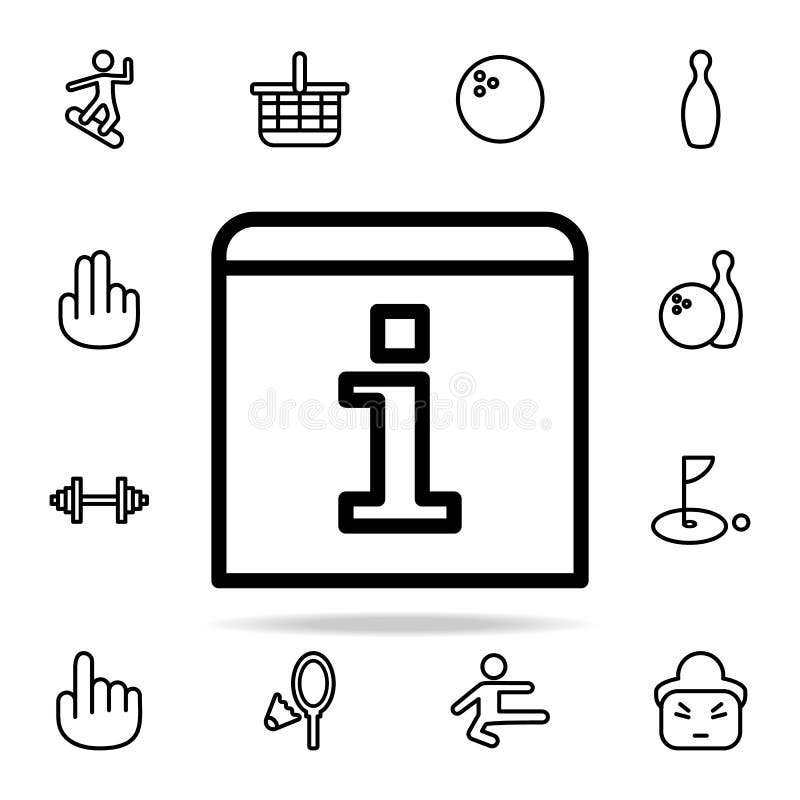 Information Table Icon. Element of Minimalistic Icons for Mobile ...