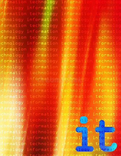 Information Technology it stock illustration. Illustration of process ...