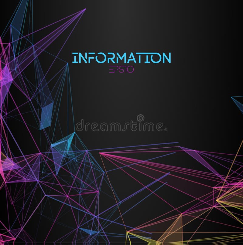 Information Technology Background. Big Data Information Cloud ...