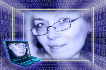 Information Technology Concept Stock Image - Image of girl, conception ...