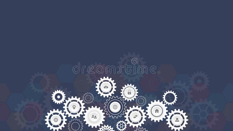 Information Technology Concept with Infographic Elements and Flat Icons ...