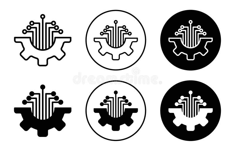 Information Technology Gear Icon Outline Flat Icon Stock Vector ... Information Technology Gear Icon Outline Flat Icon Stock Vector ...