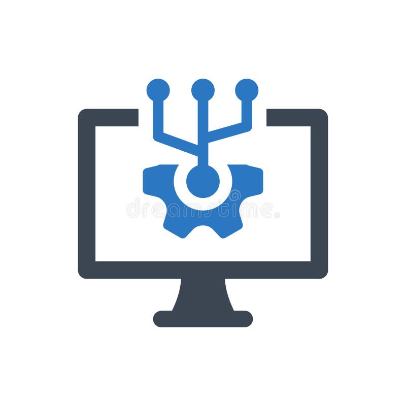 Information Technology Icon Stock Vector - Illustration of vector ...