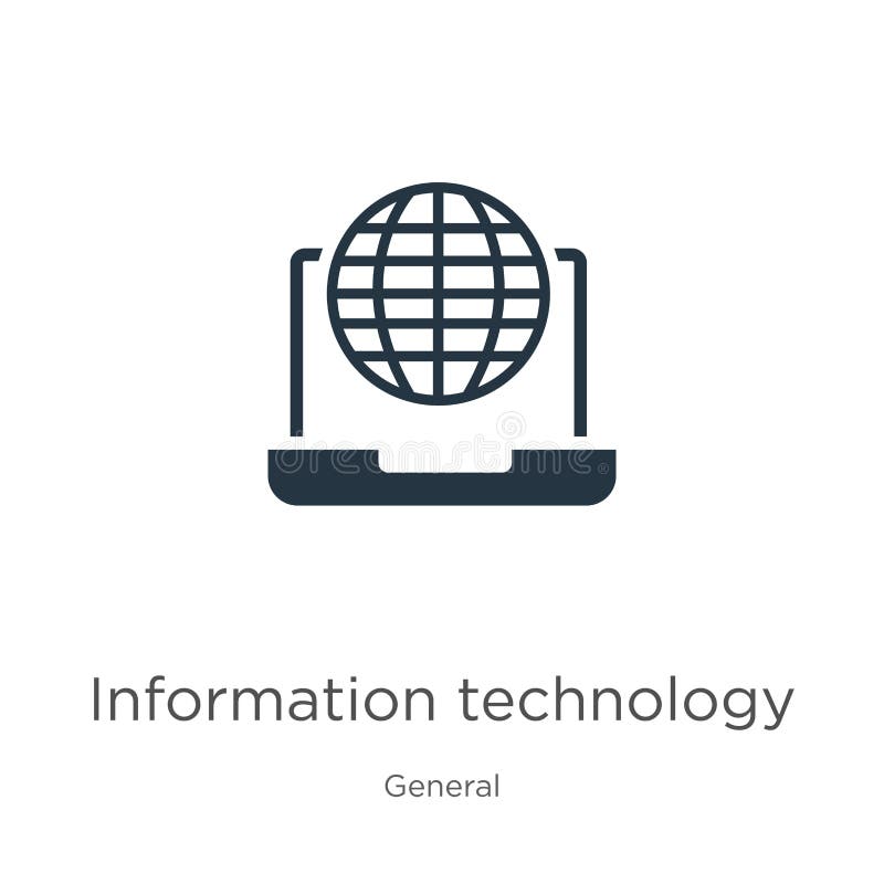 Information Network Icon Vector. Trendy Flat Information Network Icon ...