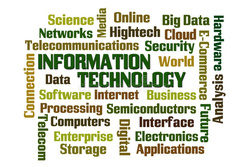 Information Security Word Cloud Stock Image - Image of cryptography ...
