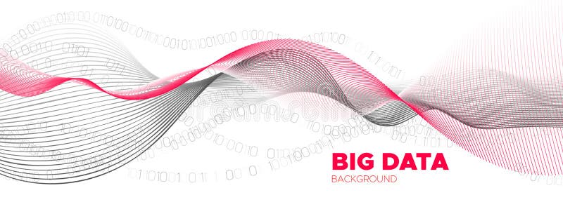 Information Technology. Matrix Digits Stock Vector - Illustration of ...