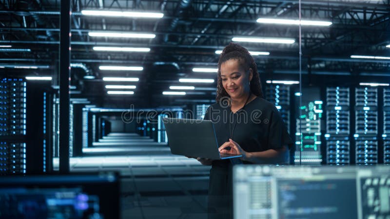 Information Technology Specialist and Data Center Administrator Working ...