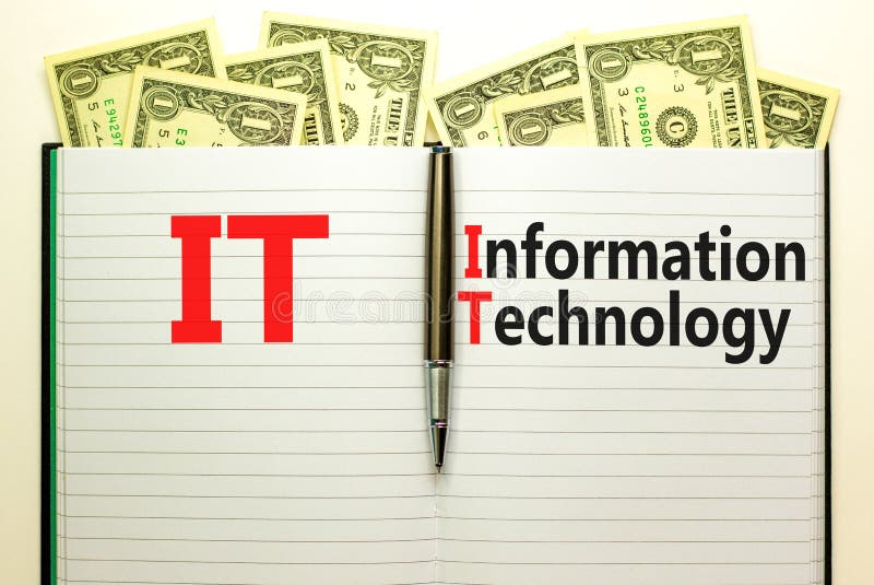 It Information Technology Symbol. Concept Words it Information ...