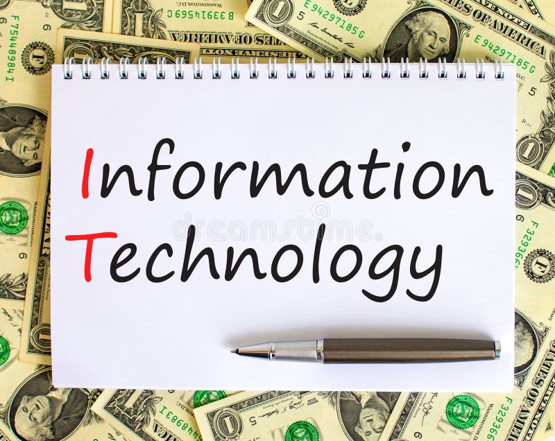 It Information Technology Symbol. Concept Words it Information ...