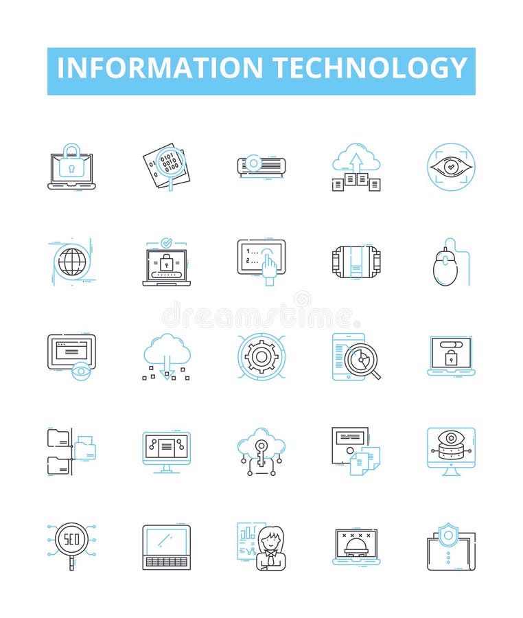 Computers and Software Computer Lab, System Administration, Troubleshooting, Stock Vector ...