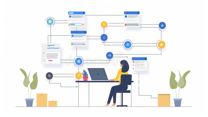 Information Technology, the Image Depicts a Workflow of Project ... Information Technology, the Image Depicts a Workflow of Project ...