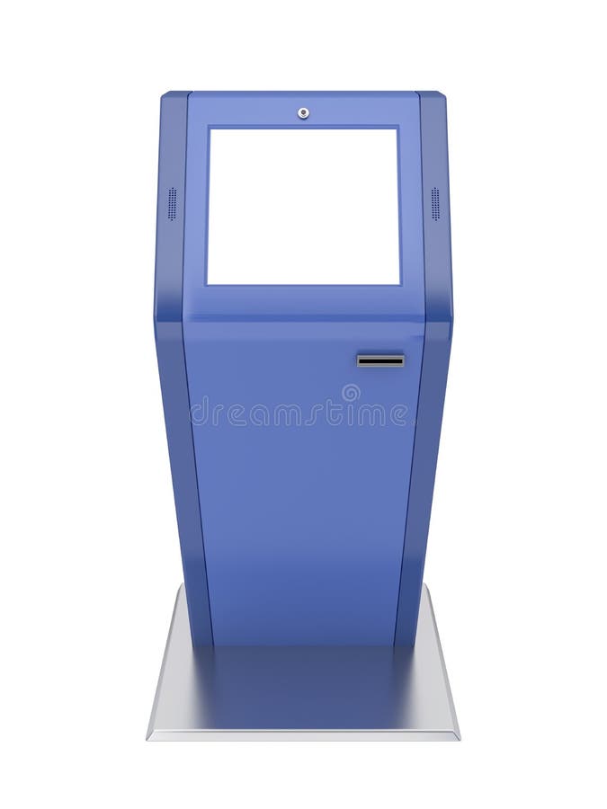 Touch screen terminal stock illustration. Illustration of ecommerce ...