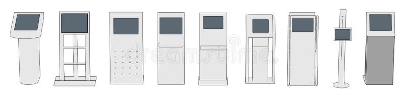 Information terminals stock illustration. Illustration of info - 38512840
