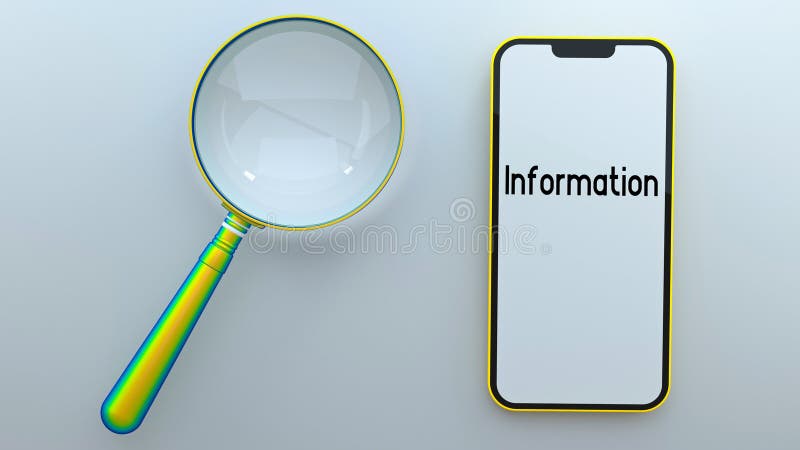 Information Text Message on the Phone. Mobile Information Search ...