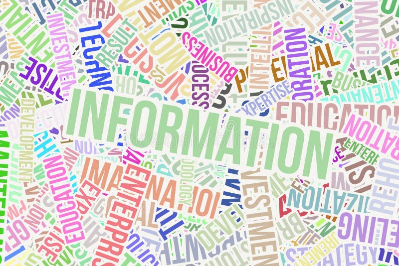 Information, for Texture or Background. Stock Illustration ...