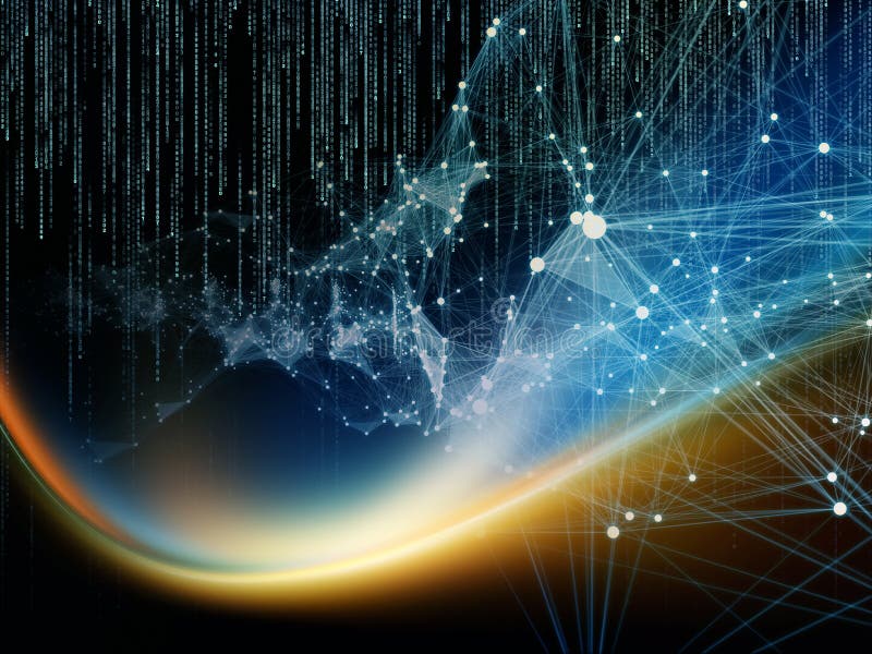 Acceleration of Computing stock illustration. Illustration of digit ...