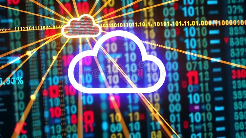 Data Binary 01 Particle Time Travel Stock Video - Video of particles ...