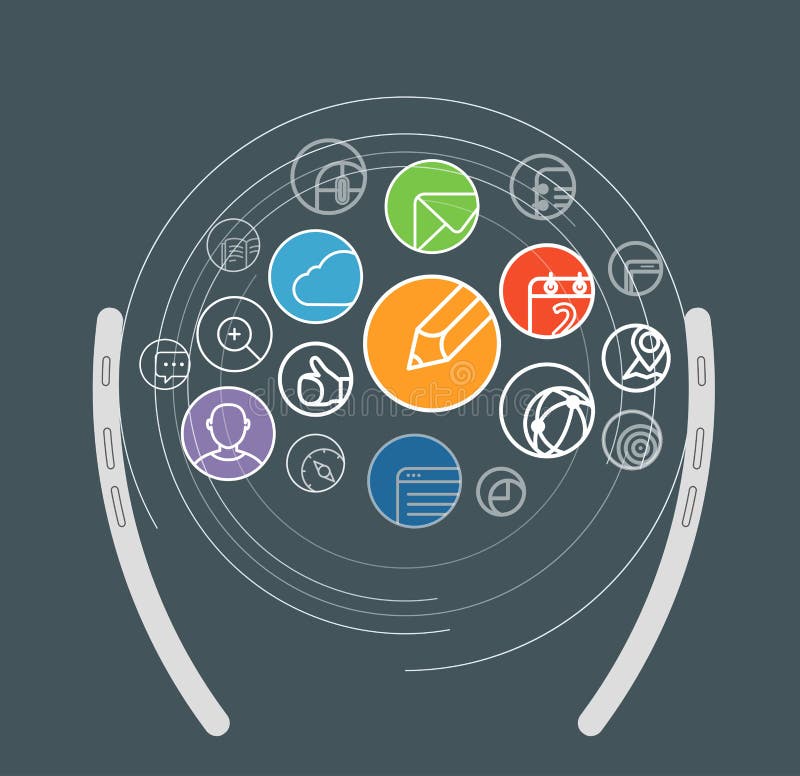 Information Transfer Illustration Stock Vector - Illustration of symbol ...