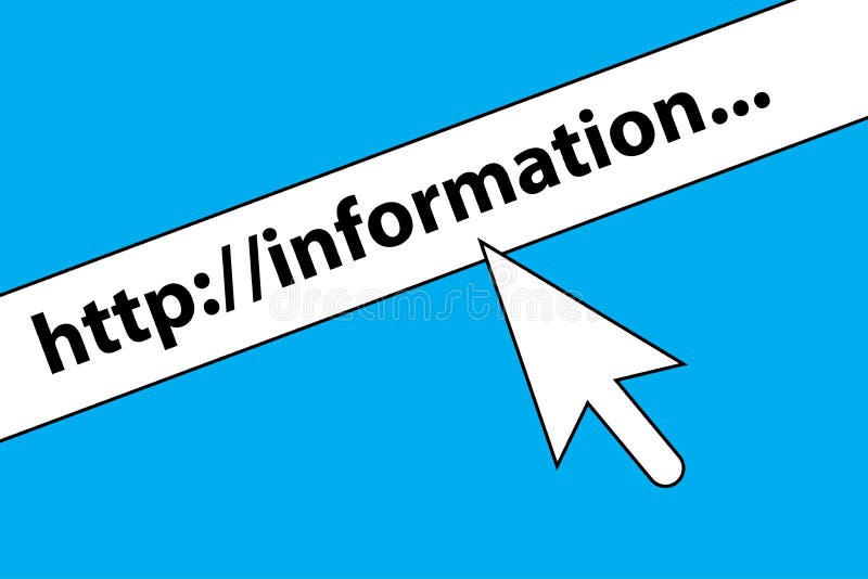 Information URL graphic stock vector. Illustration of website - 98141322