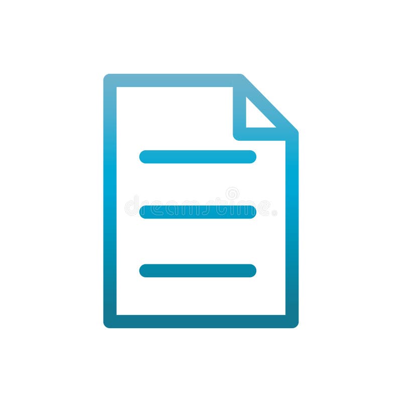 Information User Interface Blue Gradient Stock Vector - Illustration of ...