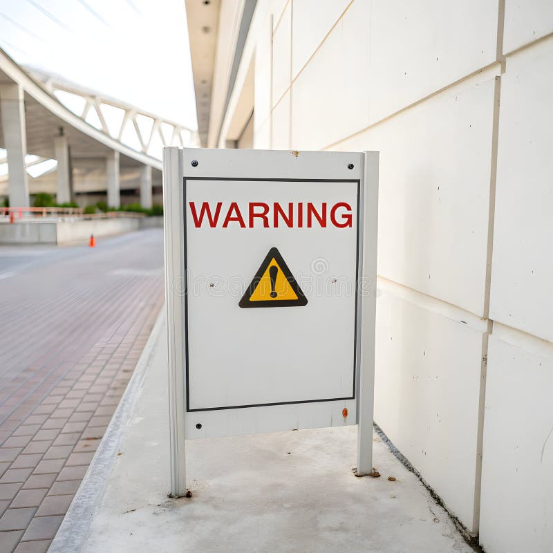 Information Warning Isolated on White Background Stock Illustration ...