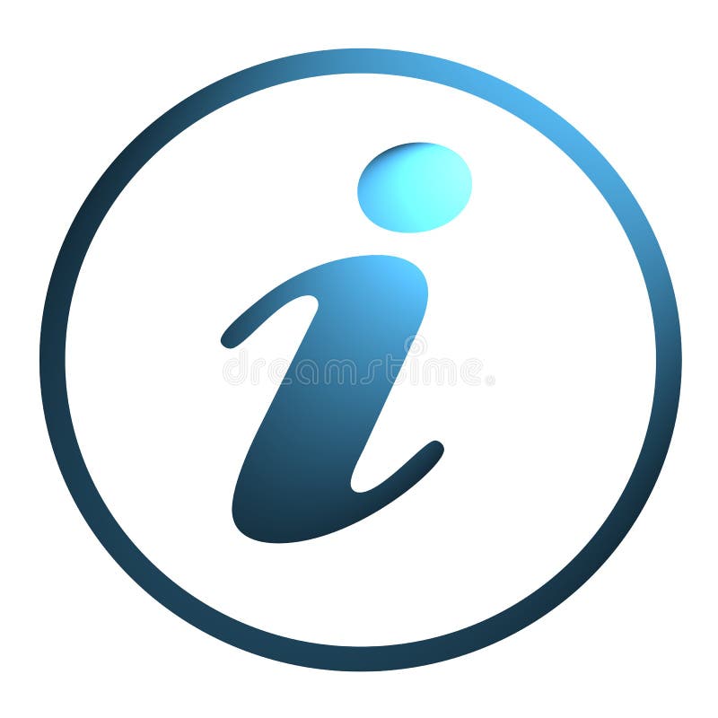 Information Symbol stock illustration. Illustration of blue - 2900850
