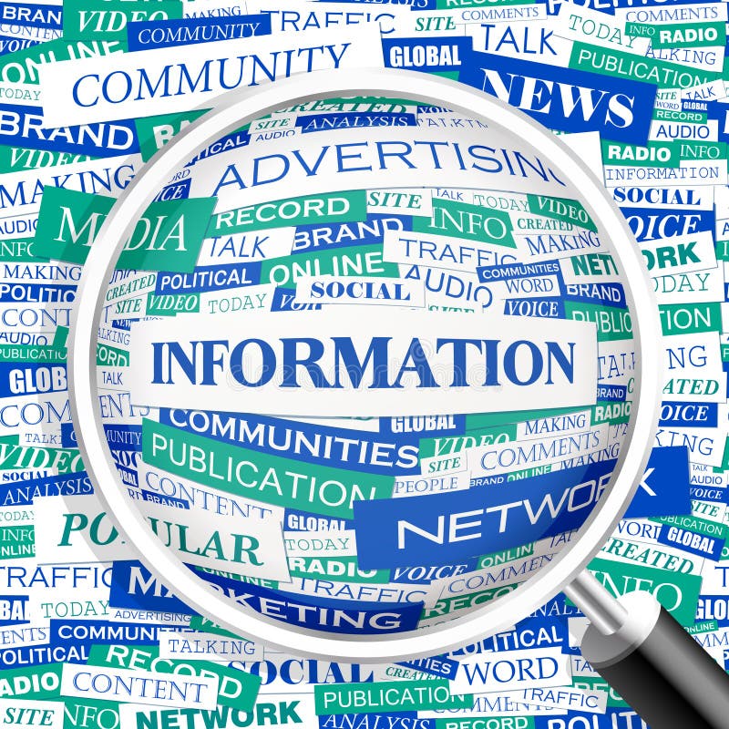 Information stock vector. Illustration of announce, idea - 35716223