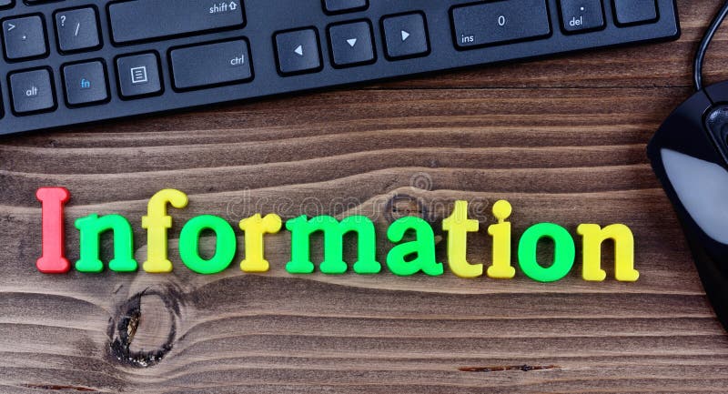 Information Word Cloud Collage Stock Image - Image of cloud, knowledge ...