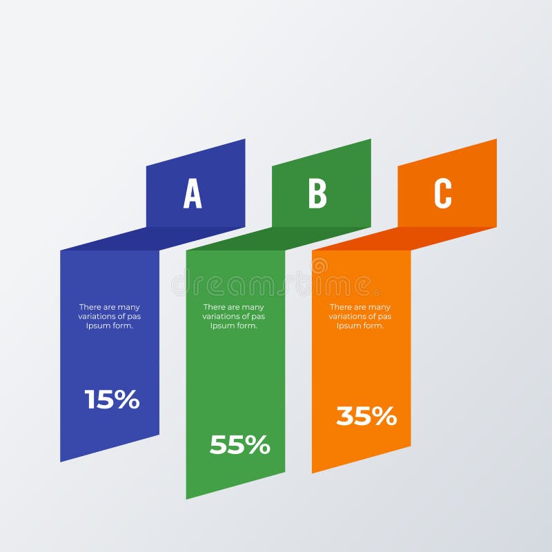 3D Column Chart. Infographic Design Template. Vector Stock Vector ... 3D Column Chart. Infographic Design Template. Vector Stock Vector ...