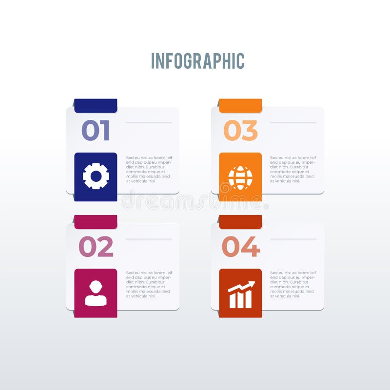 Informational Infographic Template Design. Business Concept Infograph ...