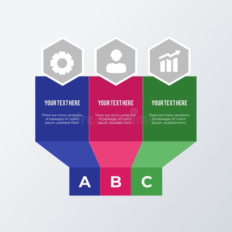 Three Columns Infographic Stock Illustrations – 511 Three Columns ...
