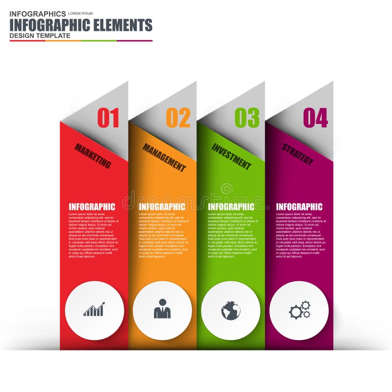 Informationen Infographics Design Vektor Abbildung - Illustration von ...