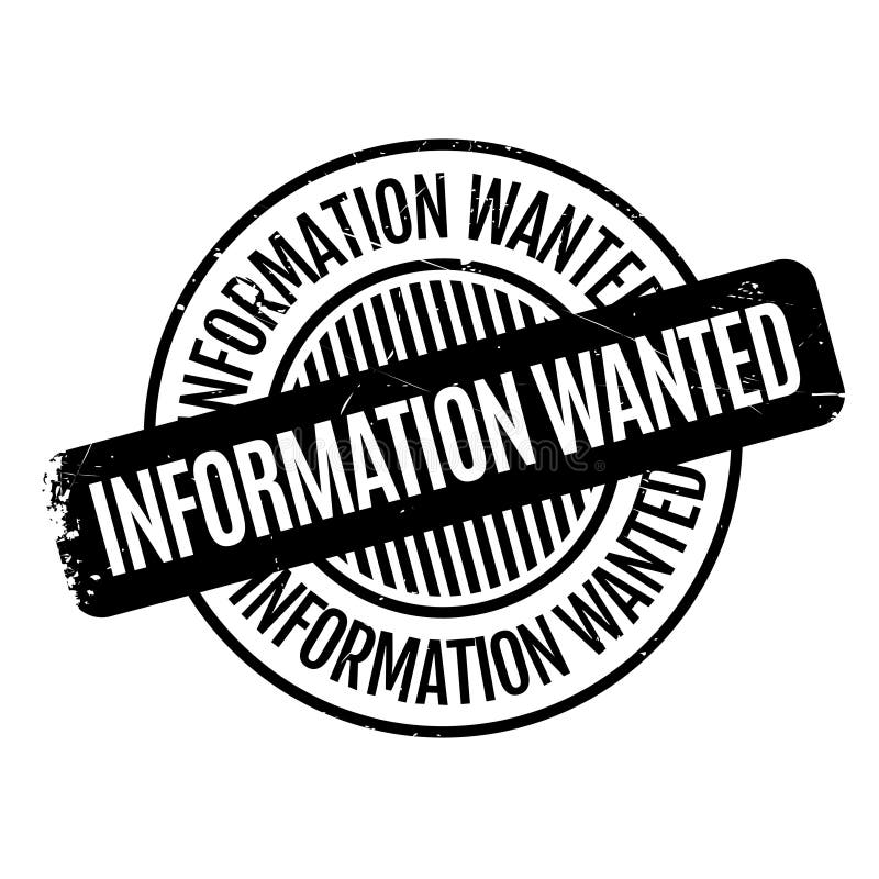 Erforderlicher Stempel Der Informationen Vektor Abbildung ...