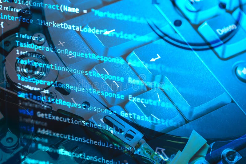 Informationstechnologiekonzept. Codierung Des ...