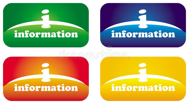Informationszeichen Mit Pfeil Vektor Abbildung - Illustration von ...