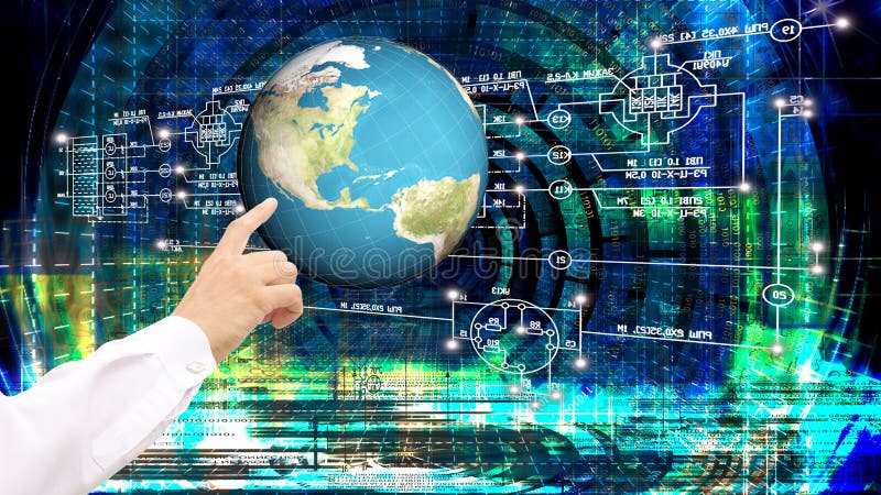 Informatique Moderne D'ingénierie D'innovation Image stock - Image du ...