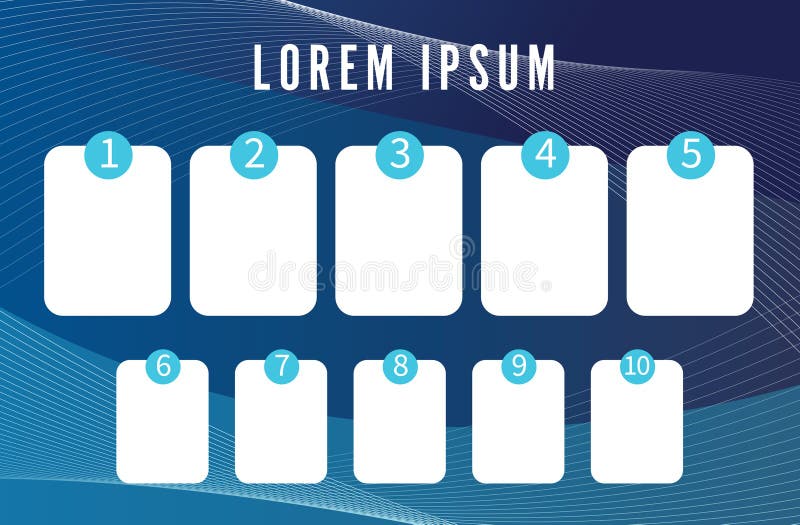 Informative Card Concept Modern Layout for Text Stock Illustration ...